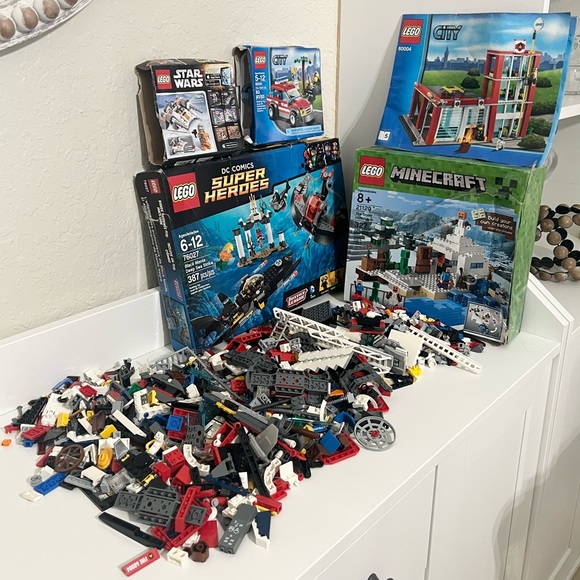 Lego | Toys | 3 Lbs Of Legos People Minecraft Dc Comics Lego City Star ...
